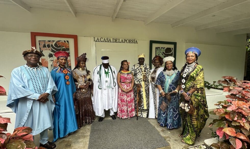 Realeza africana estrecha lazos con Puerto Viejo, y resaltan el legado ...